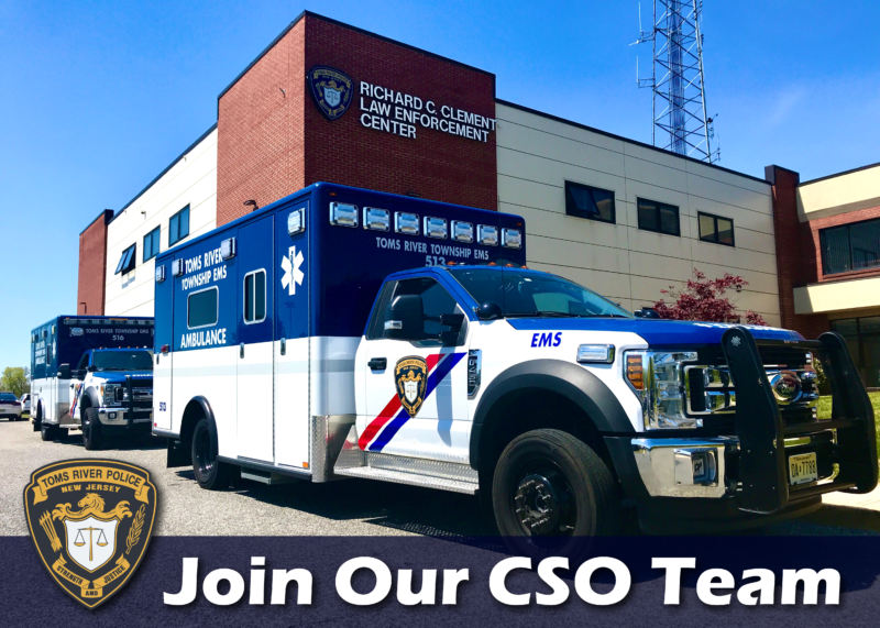 Join our Community Service Officer team today! – Toms River Police ...