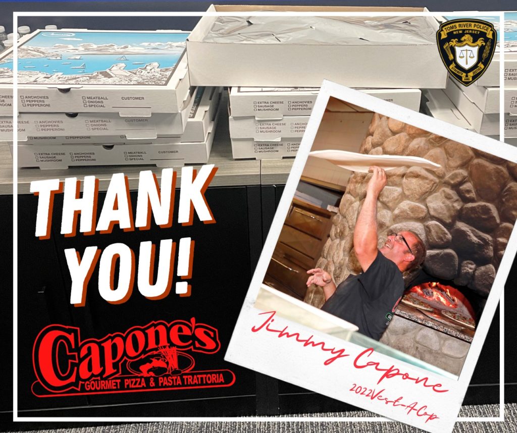 Thank You Jimmy Capone! – Toms River Police Department