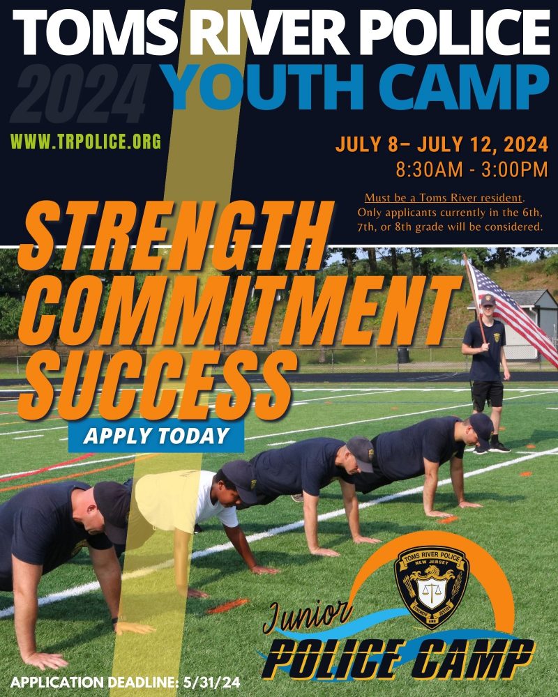 Junior Police Camp (2024) – Toms River Police Department